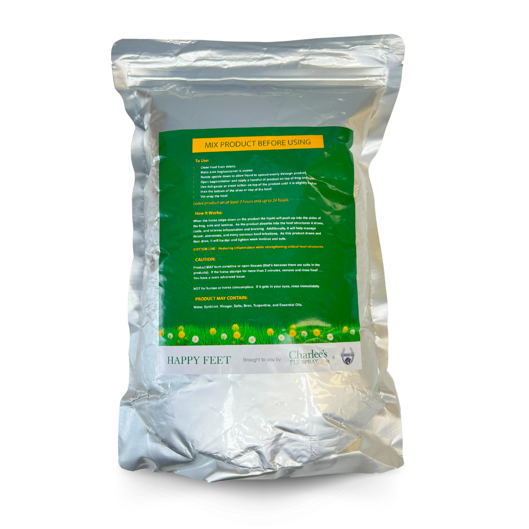 Happy Feet Overnight Hoof Relief - 4 Pound Bag – Charlee's Fly Spray